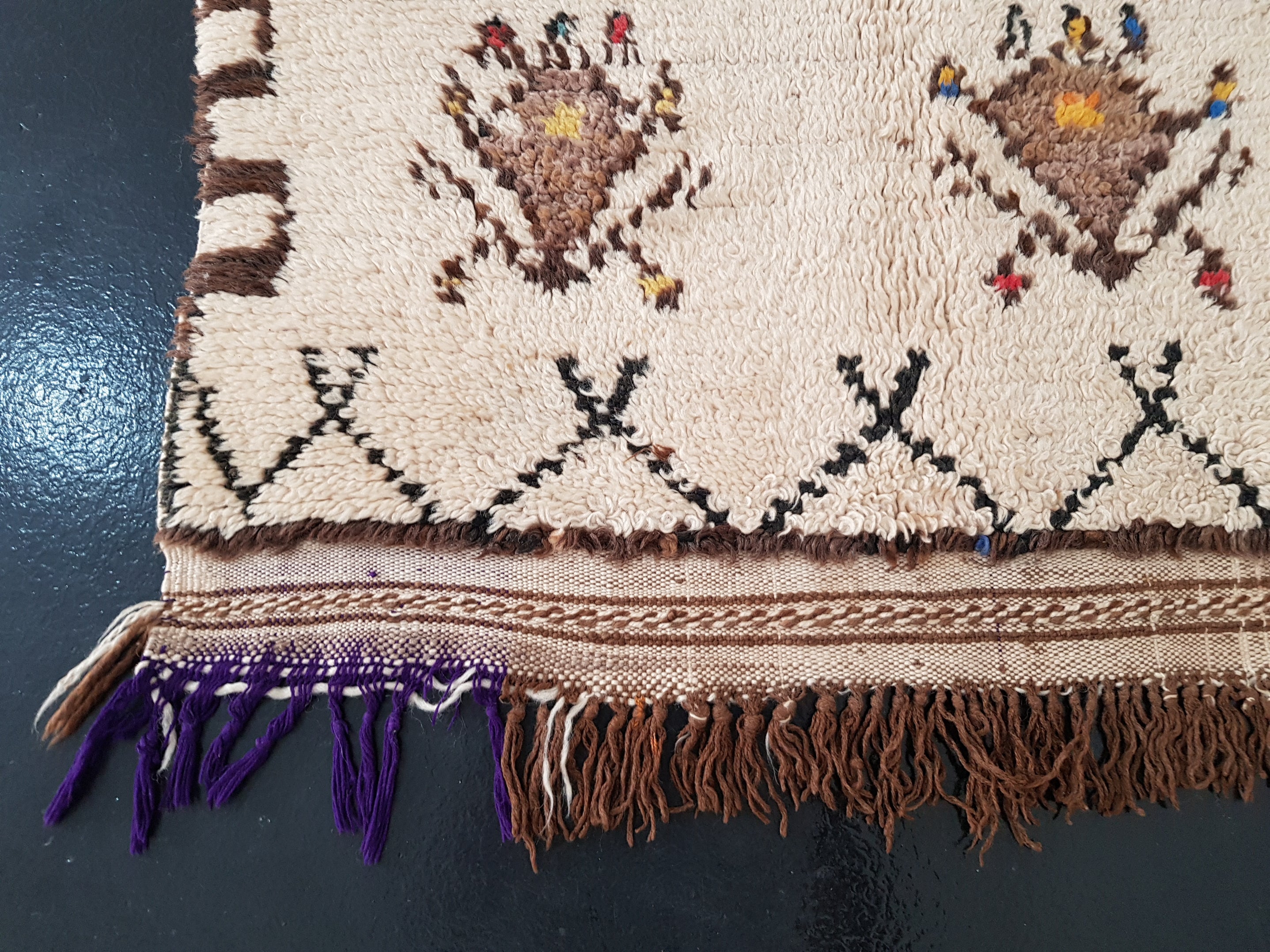 Fabulous white Moroccan rug from AZILAL region — MarBazaar